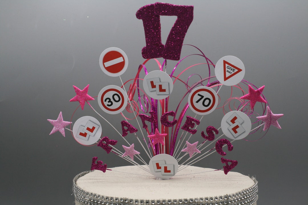 Learner Driver Cake Topper Cake Decoration Cake Spray Birthday ...