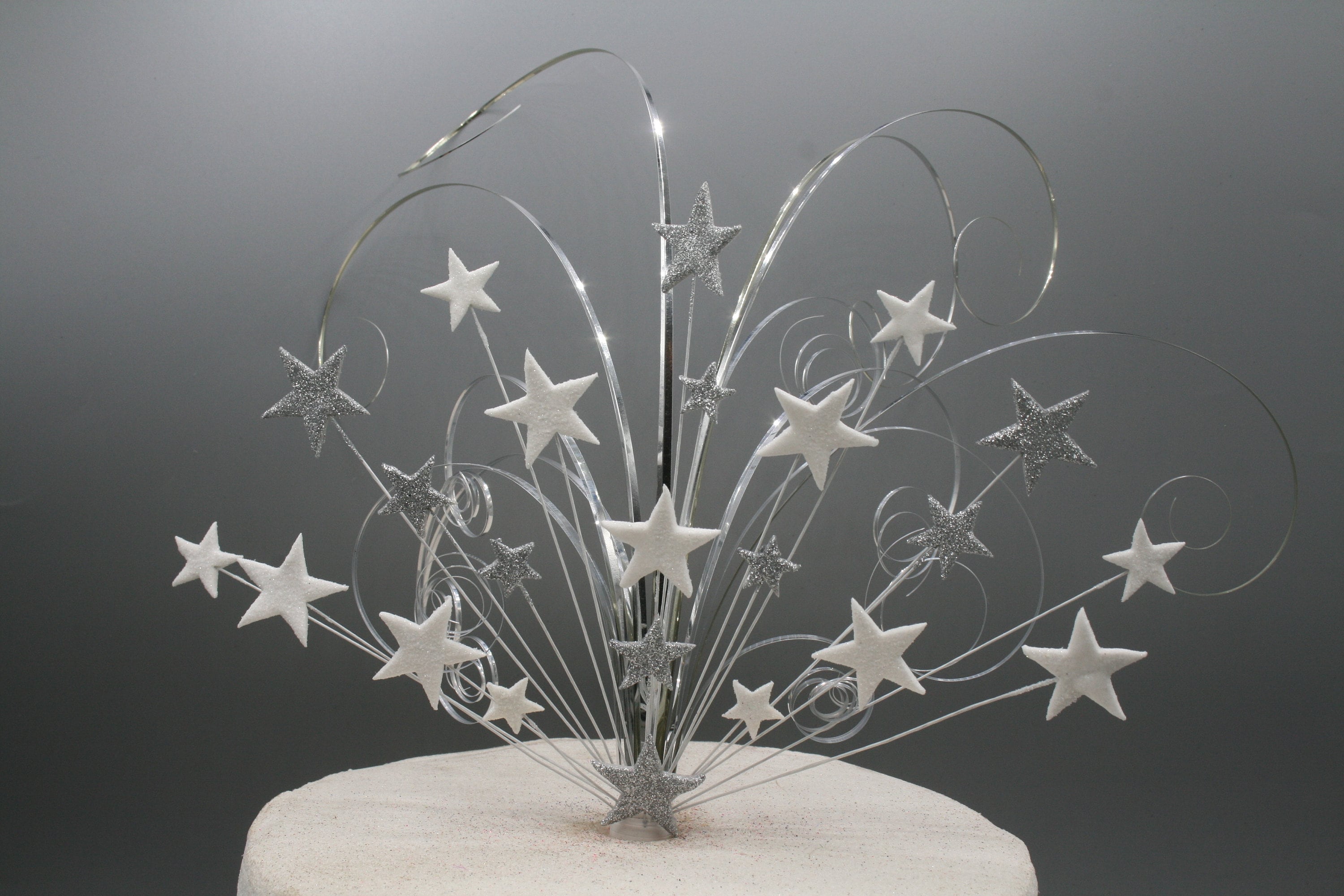 Cake Topper Cake Decoration Cake Spray Stars on Wires Birthday - Etsy