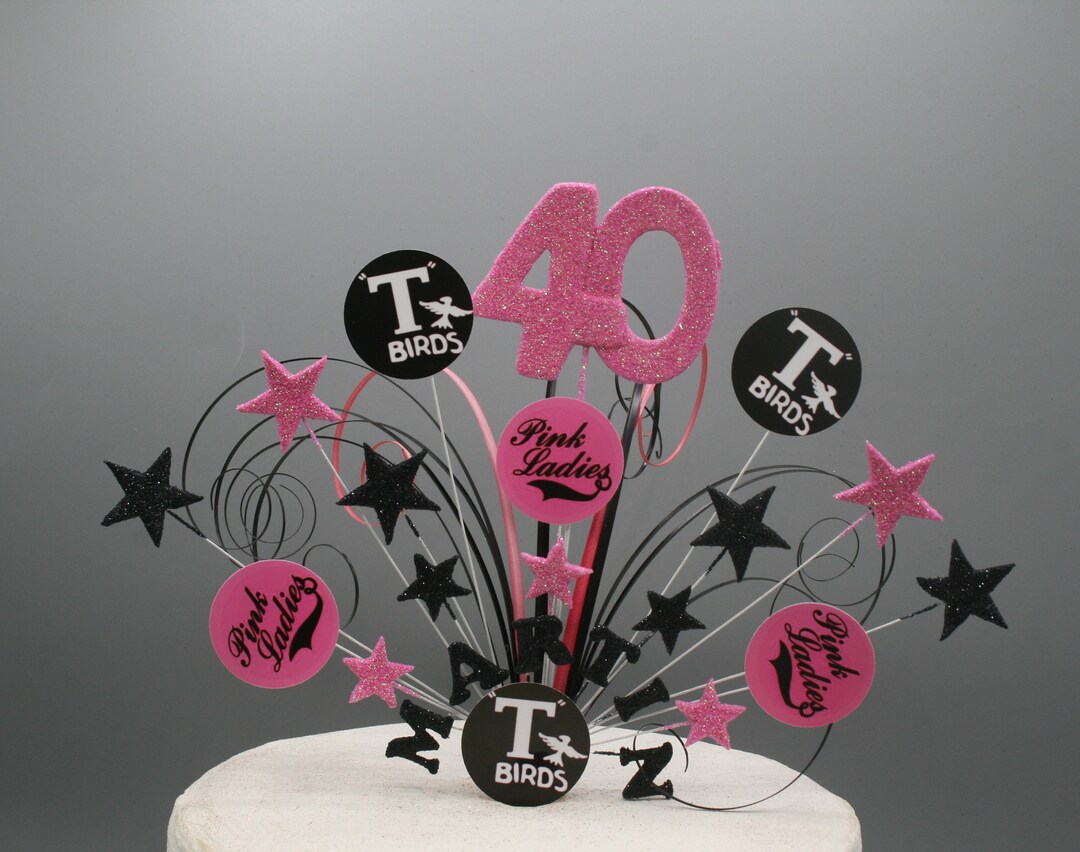 Grease Cake Topper Cake Decoration Cake Spray Birthday Starburst ...