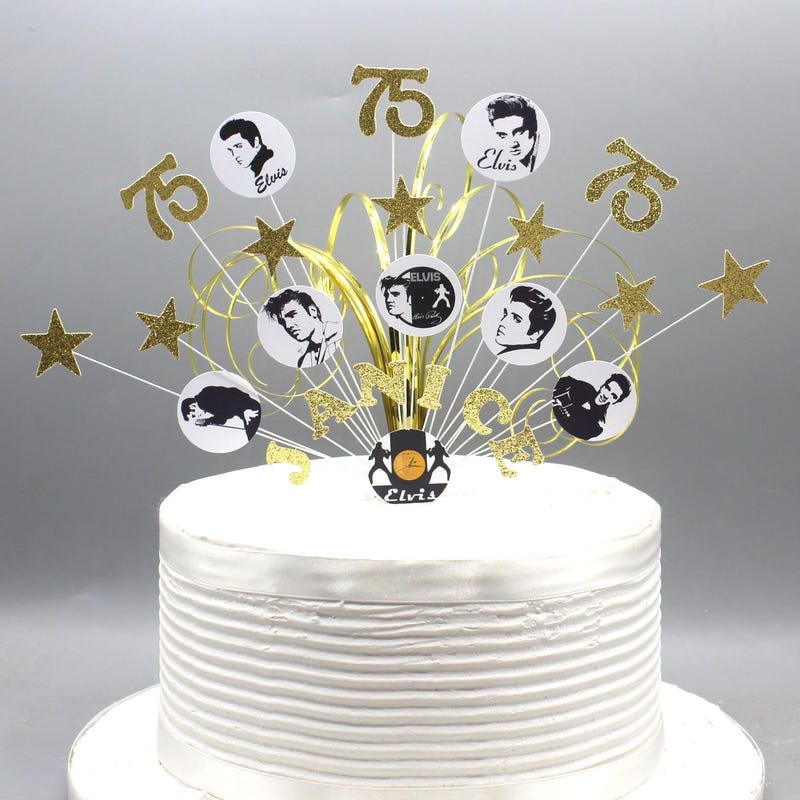 Elvis Cake Topper - Etsy