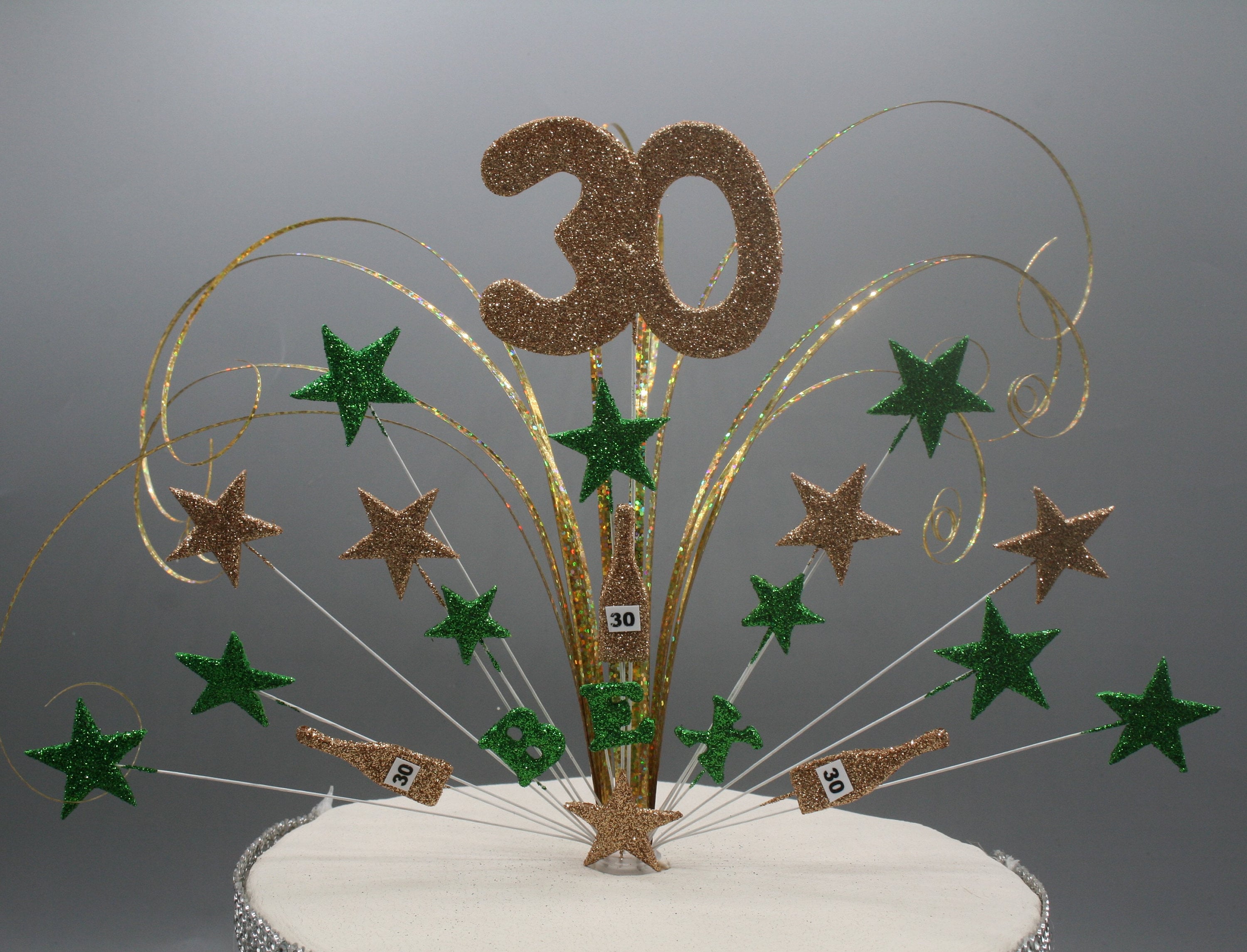 Champagne Cake Topper Cake Decoration Cake Spray Birthday - Etsy