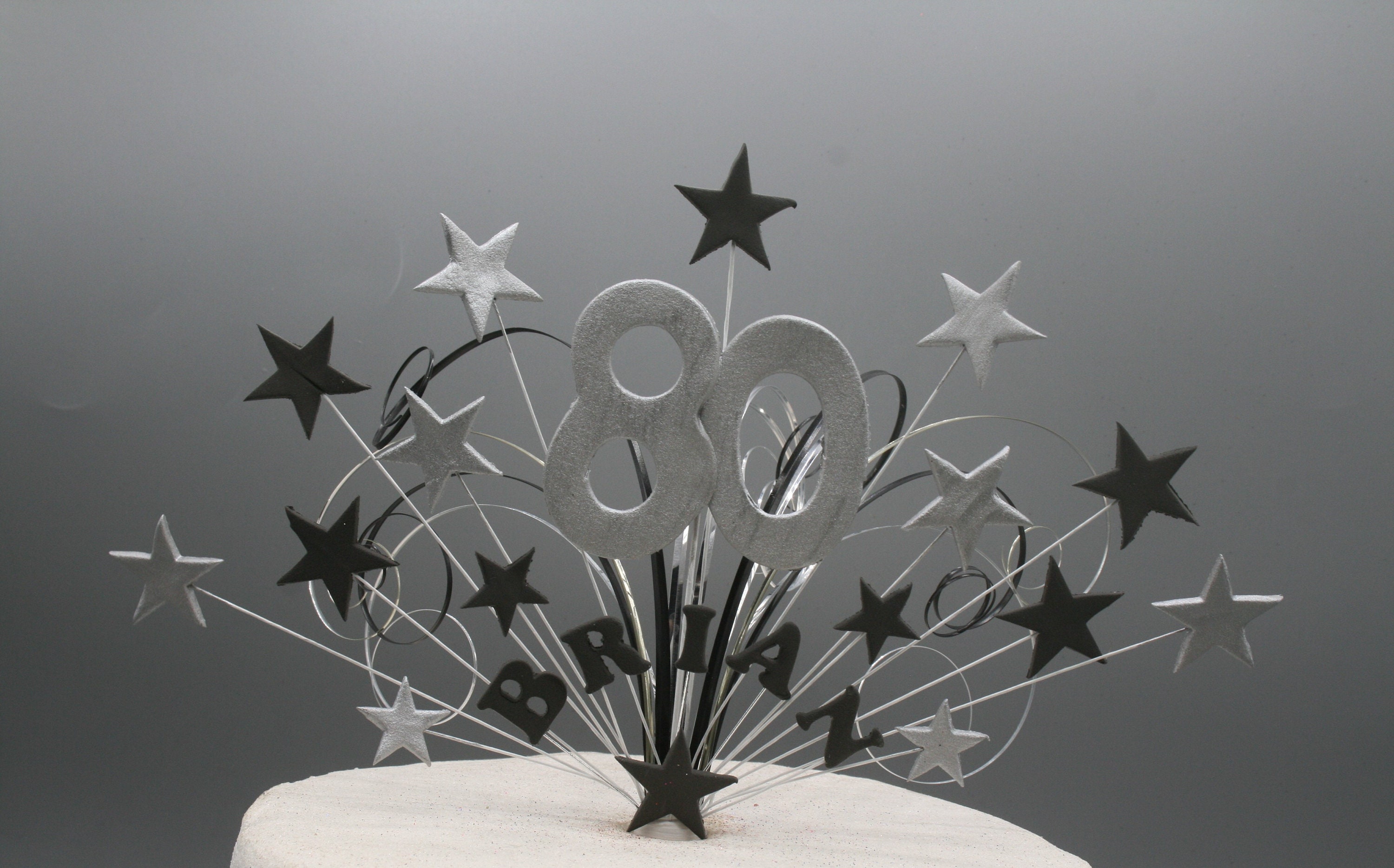 Personalised Cake Topper Cake Decoration Cake Spray Birthday - Etsy