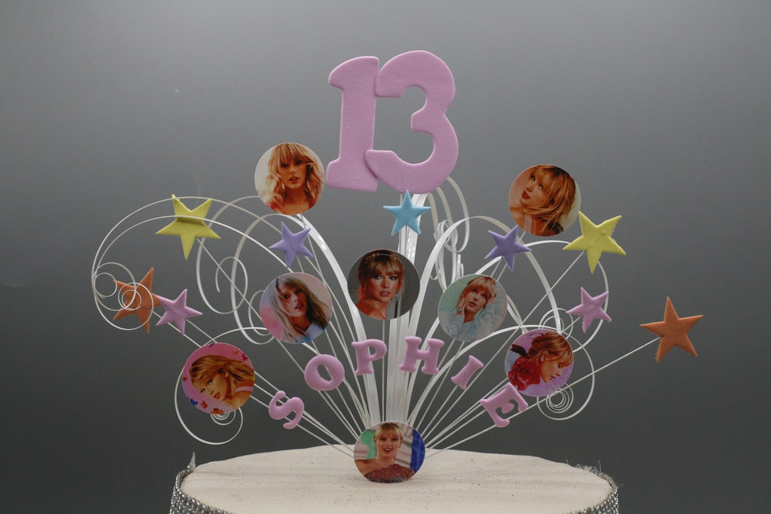 Taylor Cake Topper Cake Decoration Cake Spray Birthday Starburst ...