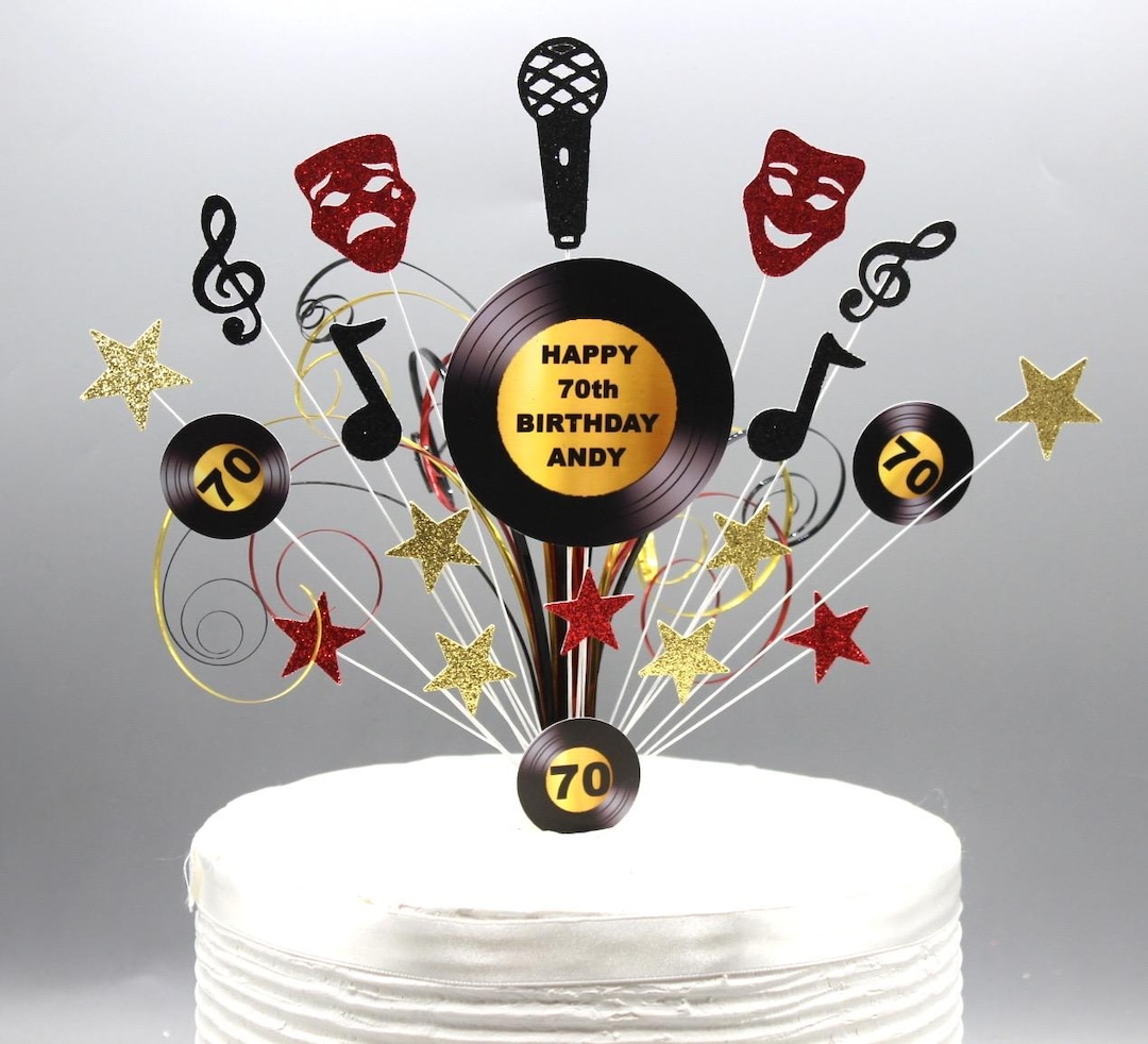 Drama Theatre Movie Actor Cake Topper Cake Decoration Cake Spray ...