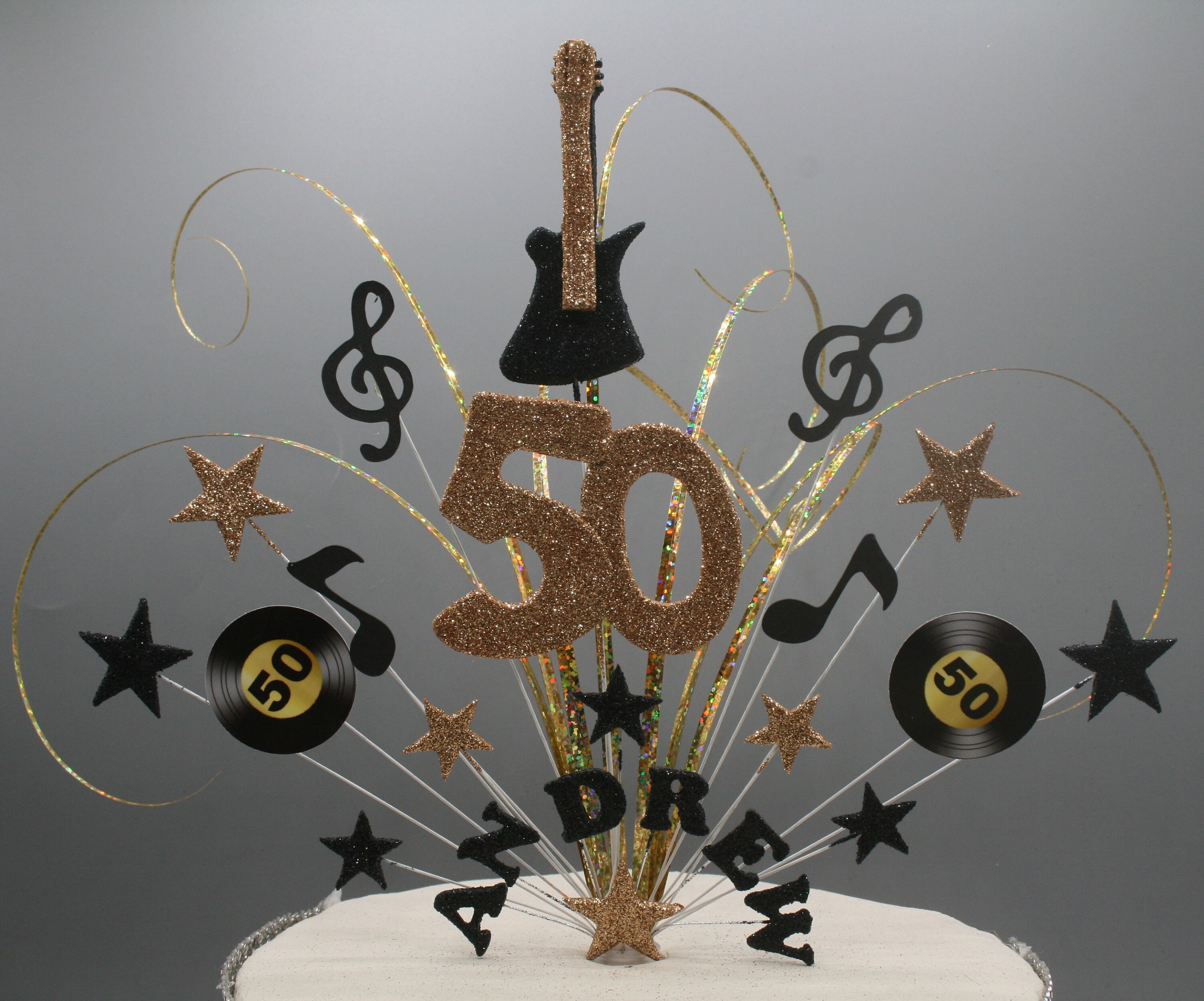 Guitar Musical Cake Topper Cake Decoration Cake Spray Birthday - Etsy