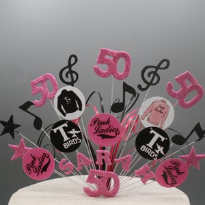 Grease Cake Topper Cake Decoración Cake Spray Cumpleaños Starburst ...