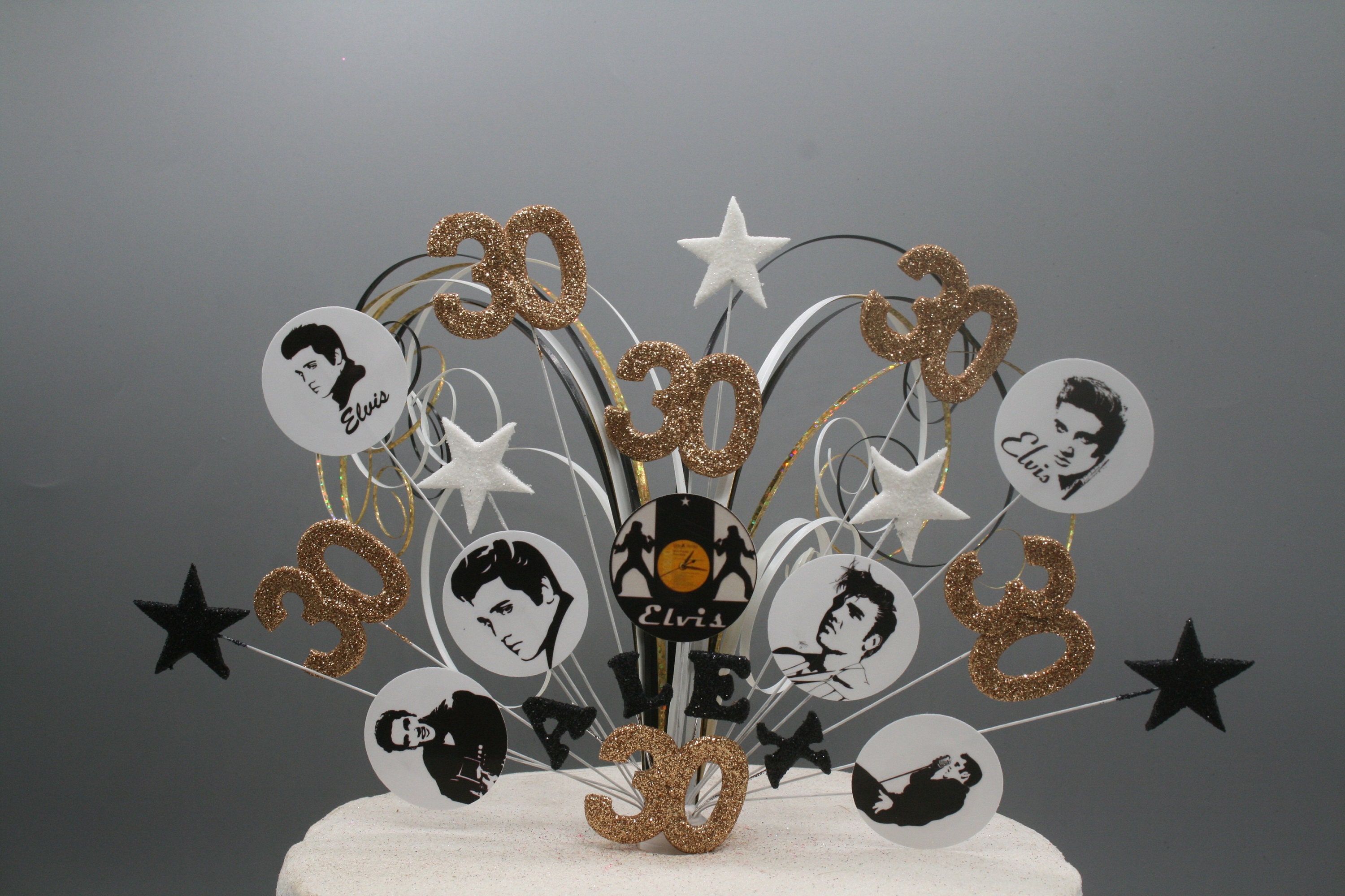 Elvis Cake Topper Cake Decoration Cake Spray Birthday - Etsy