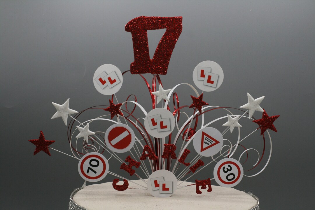 Learner Driver Cake Topper Cake Decoration Cake Spray Birthday ...