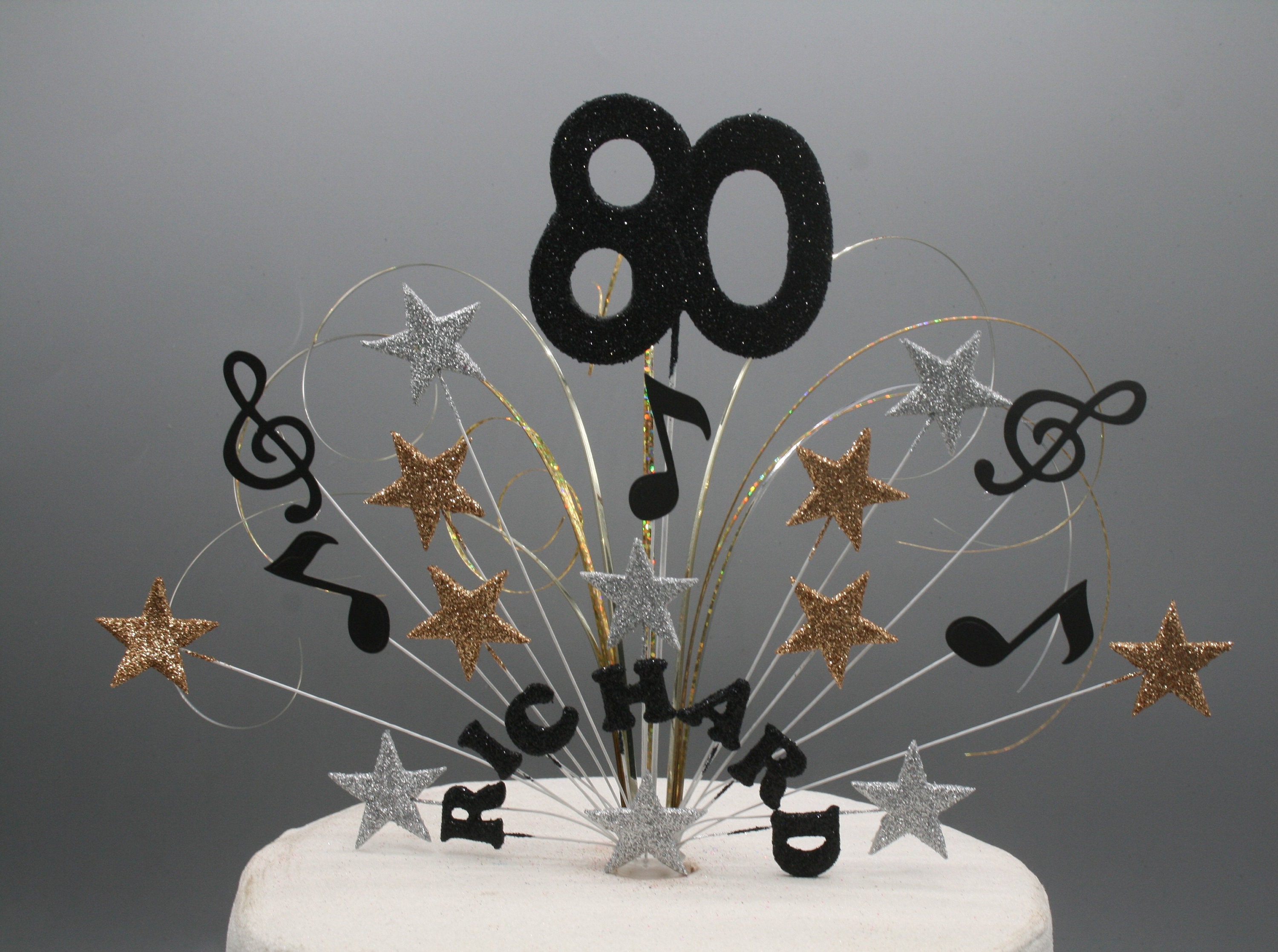 Music Musical Cake Topper Cake Decoration Cake Spray Birthday - Etsy