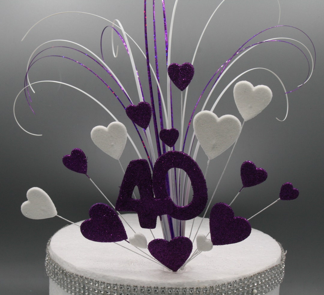 Hearts Cake Topper Cake Decoration Cake Spray Birthday Starburst ...