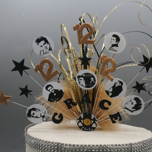 Elvis Cake Topper - Etsy