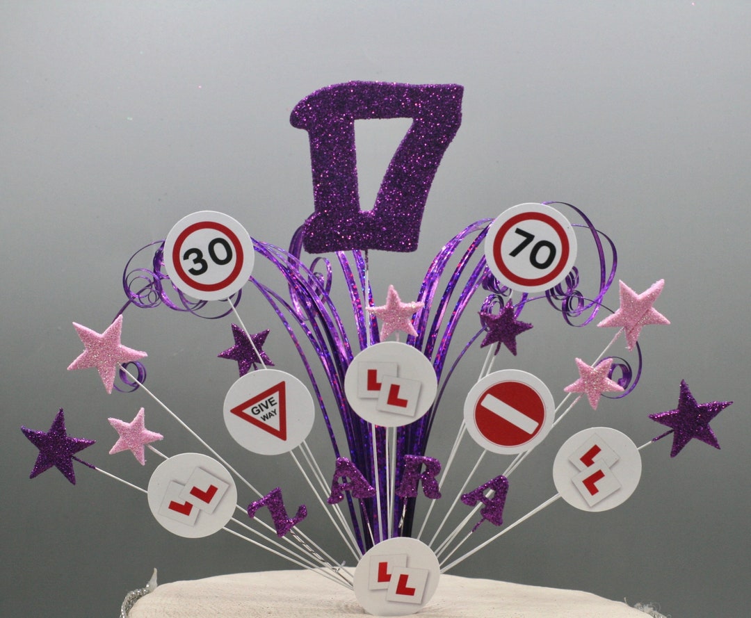 Learner Driver Cake Topper Cake Decoration Cake Spray Birthday ...