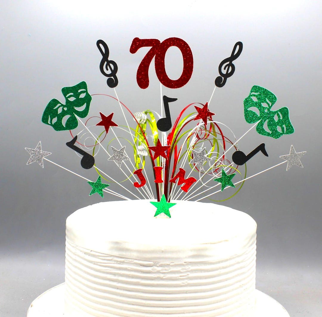 Drama Theatre Movie Actor Cake Topper Cake Decoration Cake Spray ...