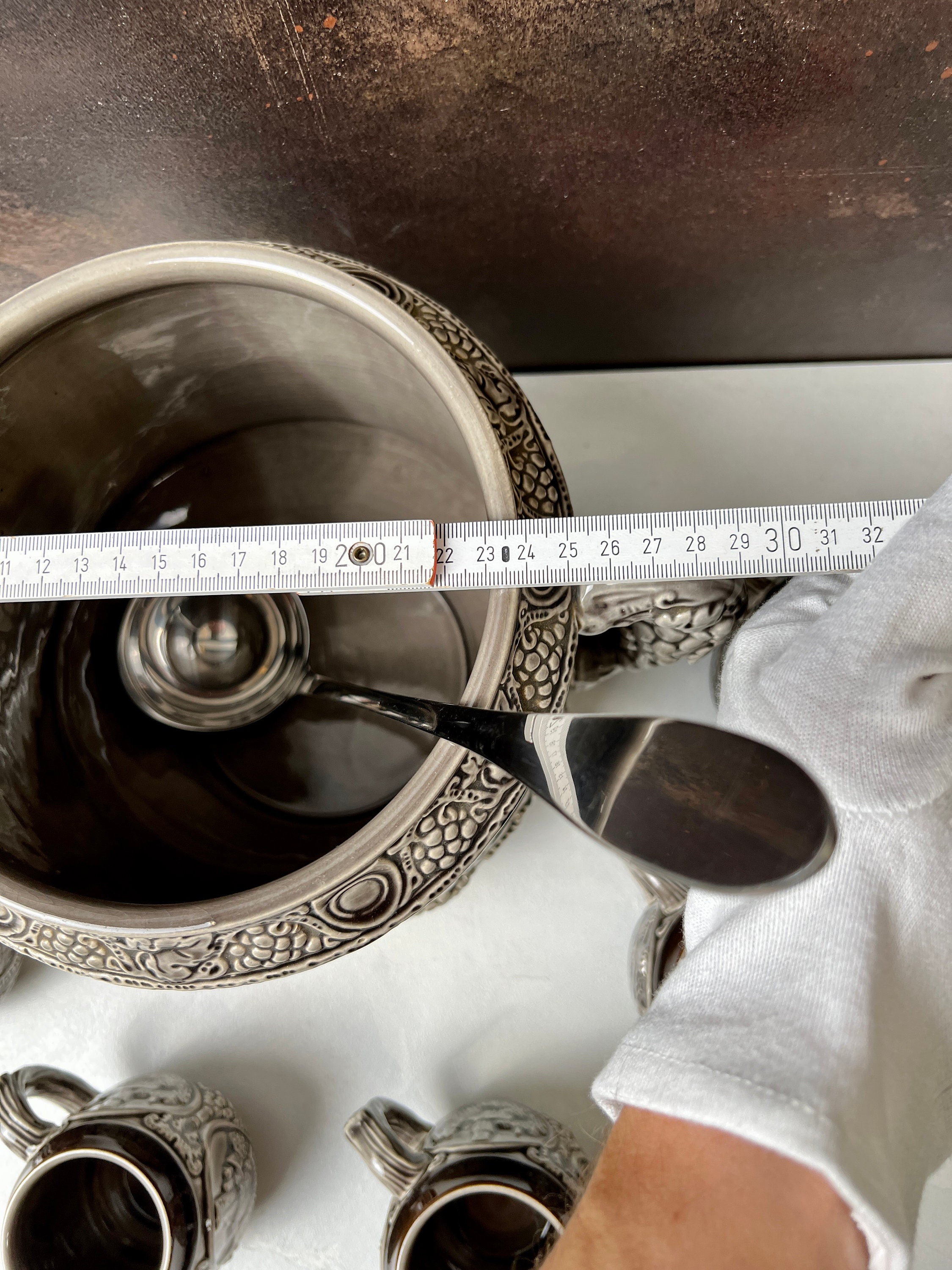 Vintage Marzi Remy Stoneware Bowl Set With Burgundian Castle Motif - Etsy