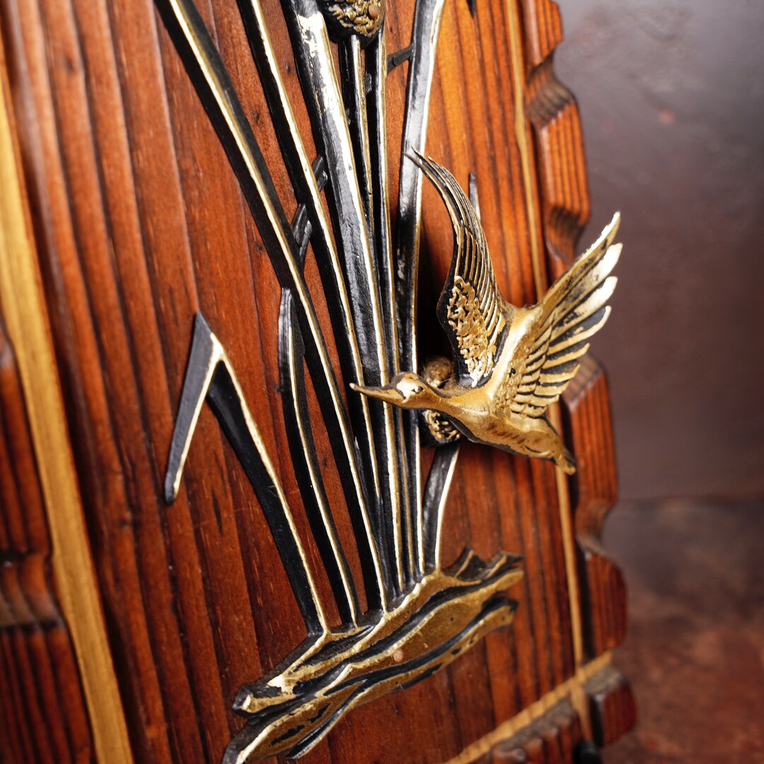 Wooden Wall Art With Duck Relief, Handcrafted Wall Hanging, Nature ...