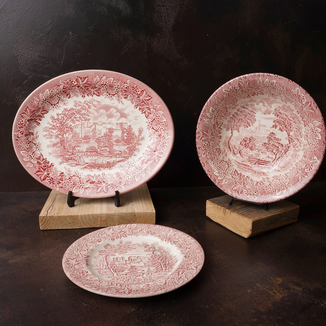 Vintage English Ironstone Tableware Serving Plate, Bowl or Cake Plate ...