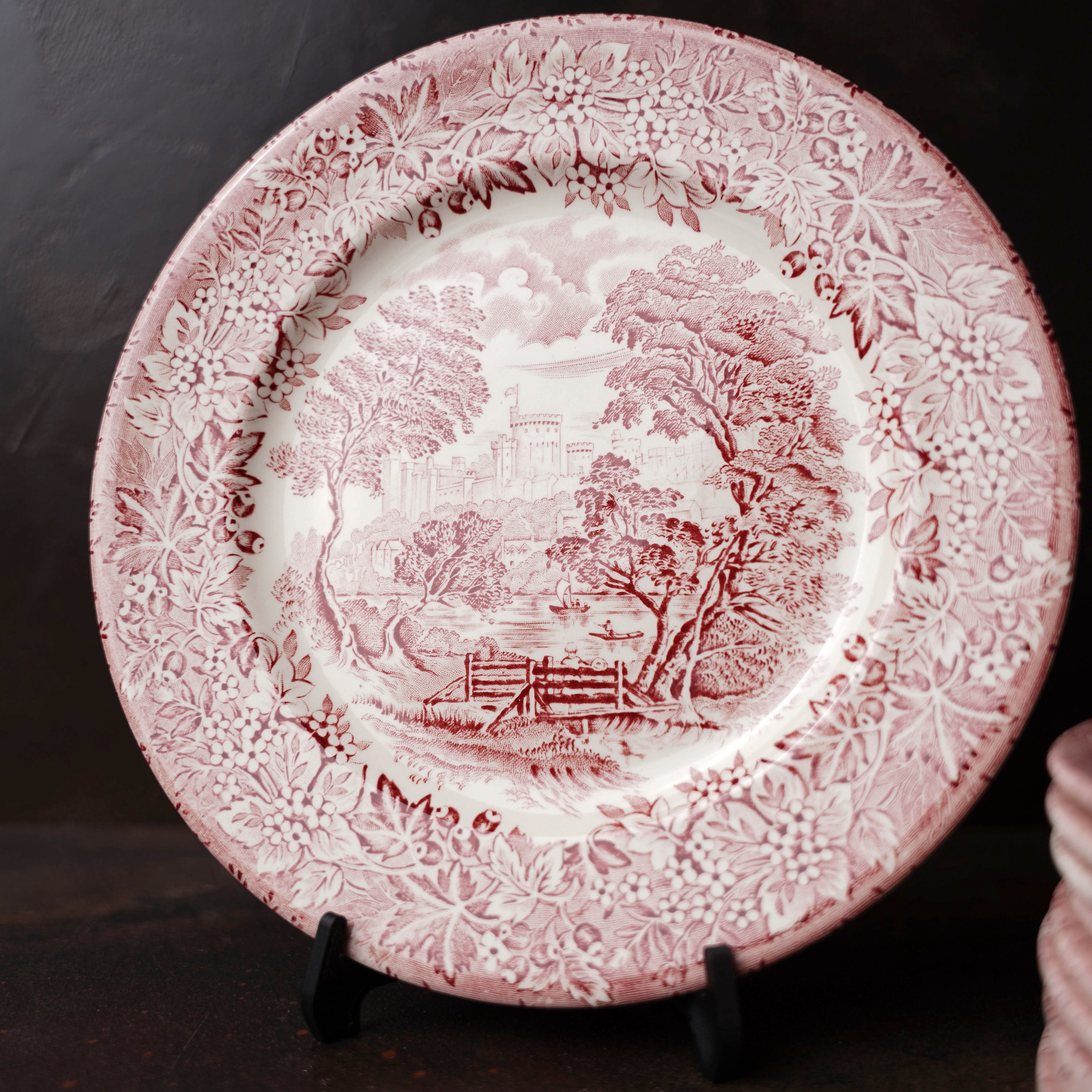 Vintage English Ironstone England Tableware Dinner Plate With Floral ...