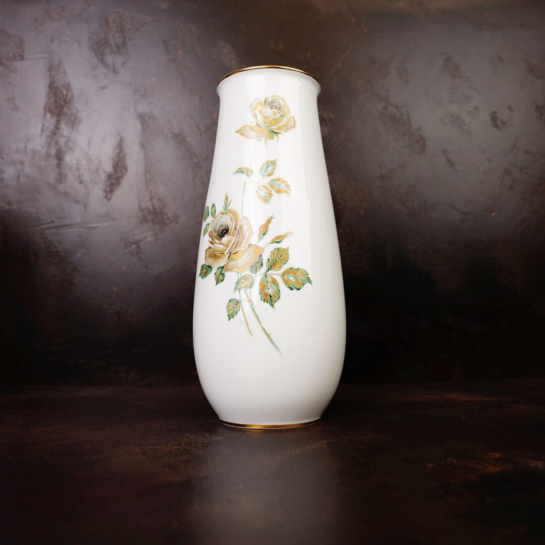 Vintage ALBOTH & KAISER Bavaria Vase, Alka-kunst, Judith, Eggshell ...