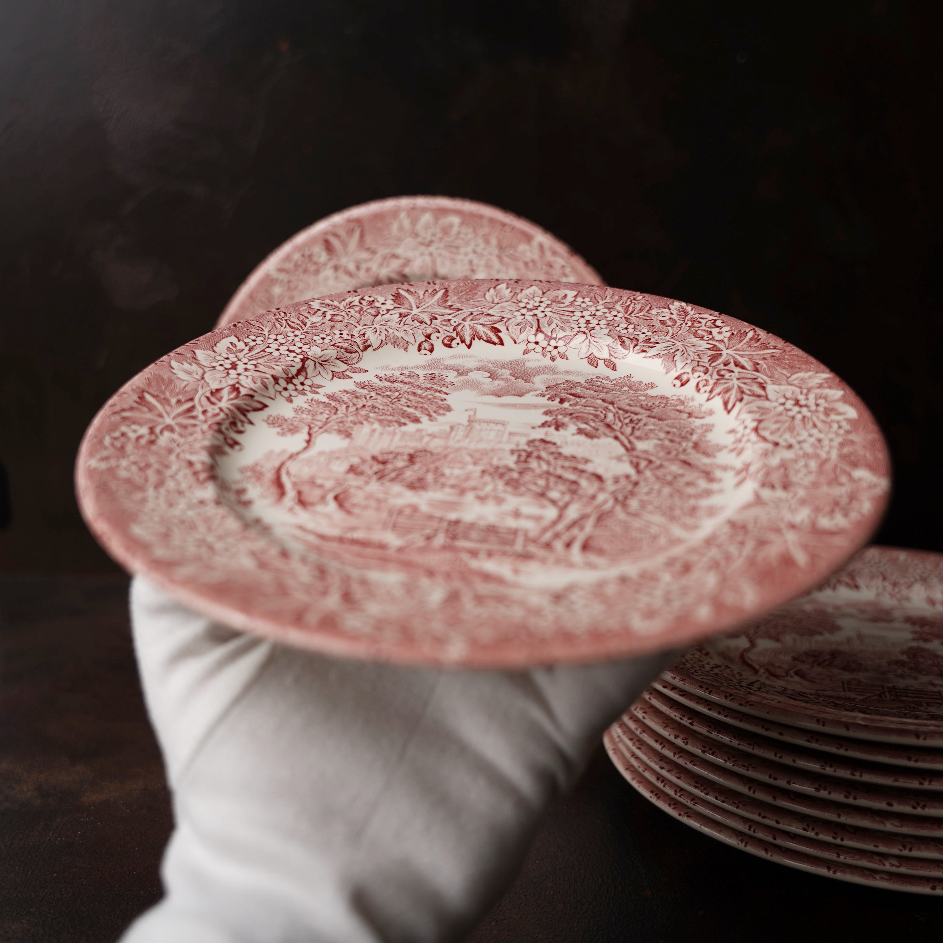 Vintage English Ironstone England Tableware Dinner Plate With Floral ...