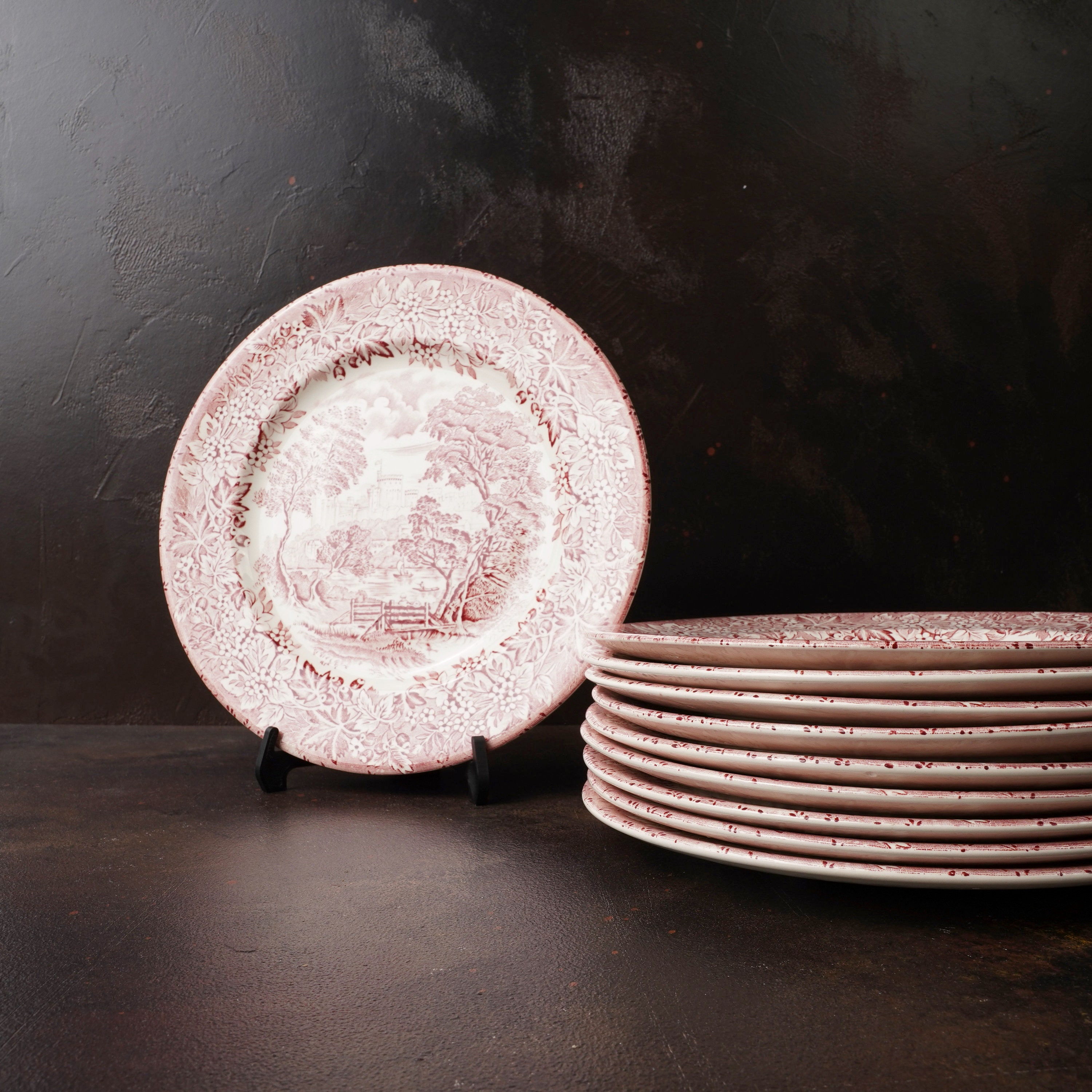 Vintage English Ironstone England Tableware Dinner Plate With Floral ...