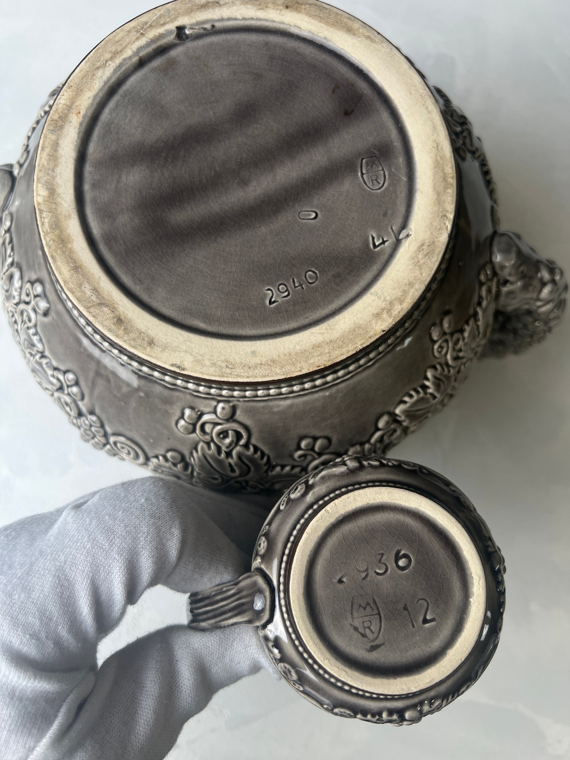 Vintage Marzi Remy Stoneware Bowl Set With Burgundian Castle - Etsy