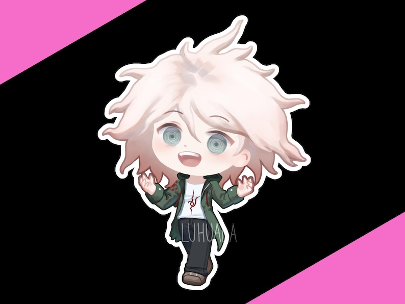 Danganronpa Vinyl Stickers Junko, Nagito, Kokichi - Etsy