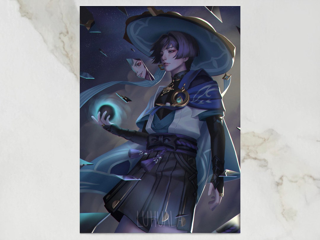 Genshin Impact Scaramouche Art Print/poster || A5/A4/A3 - Etsy