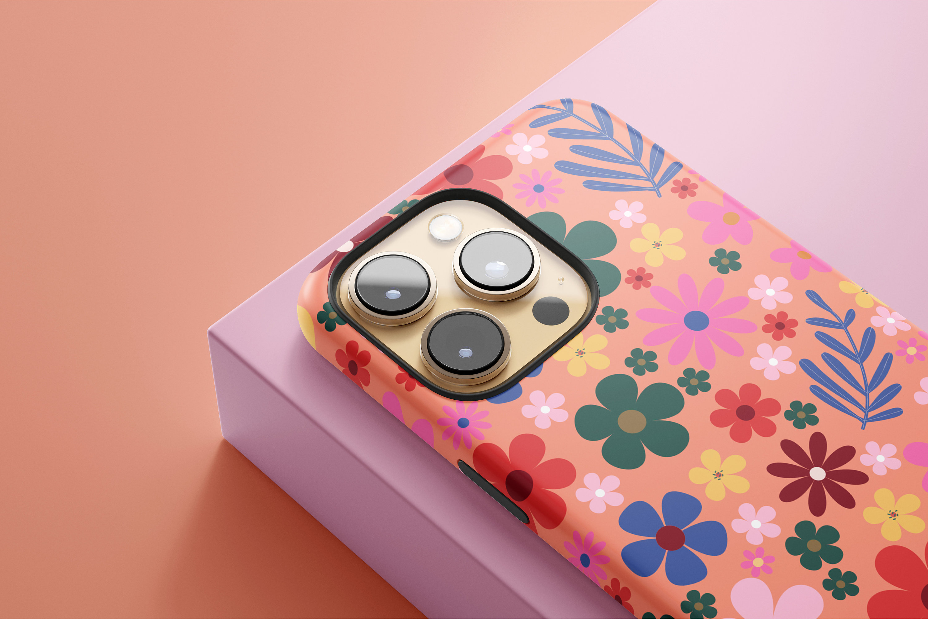 Phone Case Design PNG, Floral Bundle PNG, PNG Bundle Design, Floral ...