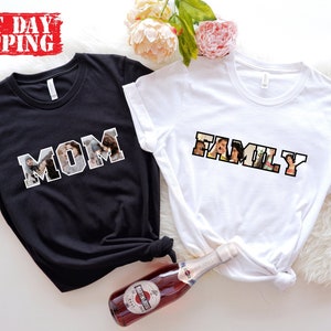 Custom Photo Added to Custom Text Shirt, Photo in Text Shirt, Your ...