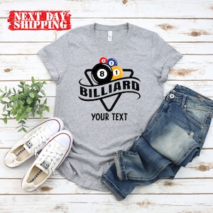 Custom Billiards Shirt, Billiards Squad T-shirts, Billiards Crew Shirts ...