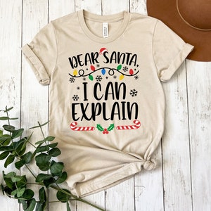 Custom Dear Santa Shirts, Christmas Family Shirts, Dear Santa Group ...