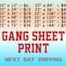 Bulk Gang Sheet, Gang Sheet Print, Ready to Press, Ready to Print, Dtf ...