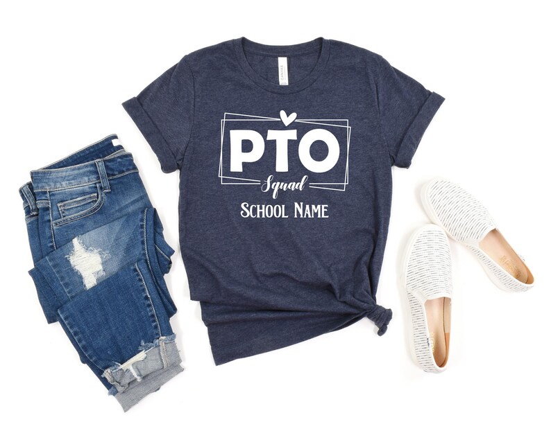Custom Pto Squad Shirts, Pta Squad Tshirts, Parent Teacher Organization ...