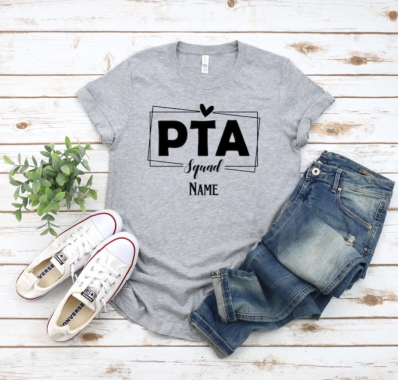 Custom Pto Squad Shirts, Pta Squad Tshirts, Parent Teacher Organization ...