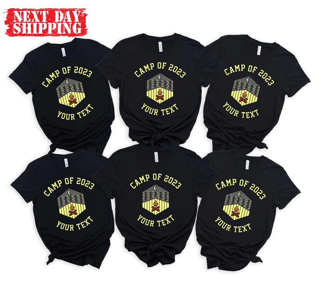 Custom Camp of 2023 Shirts, Custom Camping Group Shirts, Family Camping ...
