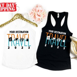 Custom Route Destination Travel 2023 Shirt, Travel Tshirt, Road Trip ...