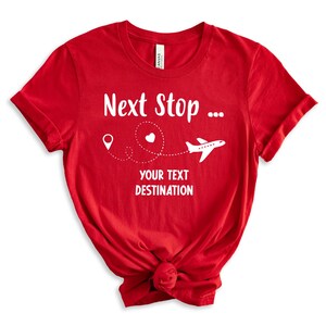 Custom Birthday Trip Shirt, Custom Destination Travel Family T-shirt ...