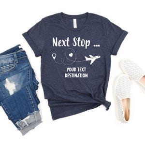 Custom Birthday Trip Shirt, Custom Destination Travel Family T-shirt ...