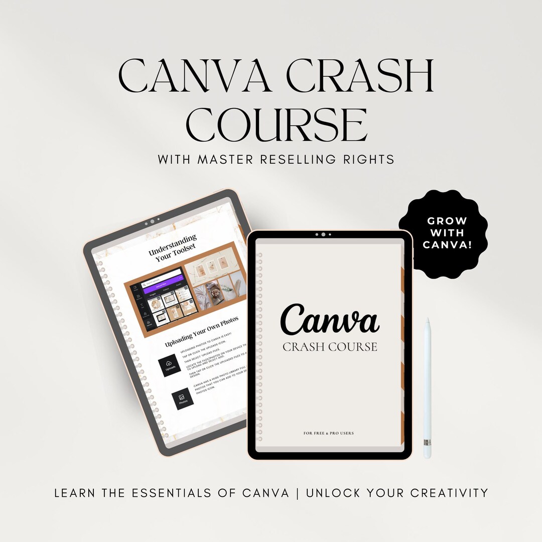Canva Crash Course | MRR PLR Reseller | Instantly Download | Ebook ...