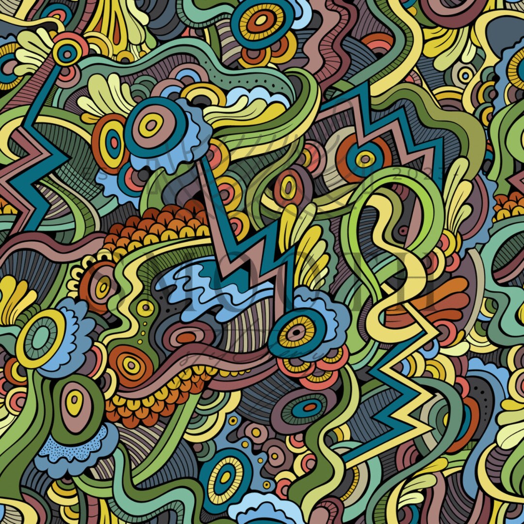 Seamless Abstract Art Pattern, Seamless Pattern, Printable Repeat ...