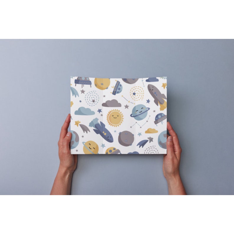 Seamless Outer Space Pattern, Seamless Pattern, Printable Repeat ...