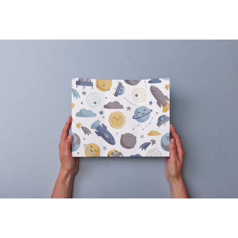 Seamless Outer Space Pattern, Seamless Pattern, Printable Repeat ...