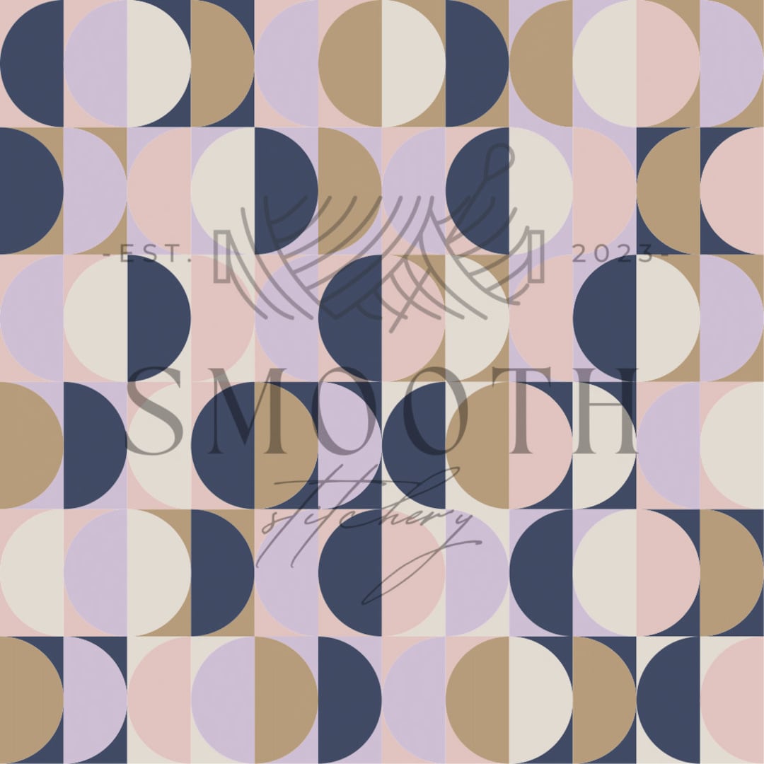 Seamless Half Circles Pattern, Seamless Pattern, Printable Repeat ...