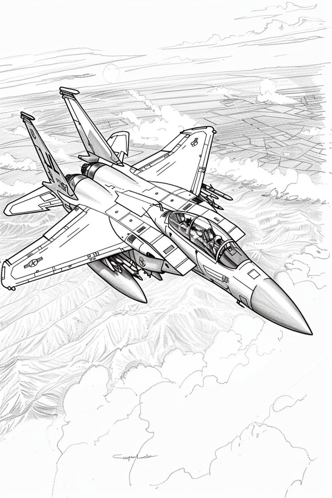 55 Airplanes Coloring Pages,aviation Coloring Pages for Kids and Adults ...