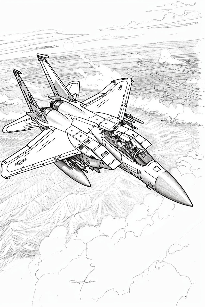 55 Airplanes Coloring Pages,aviation Coloring Pages for Kids and Adults ...
