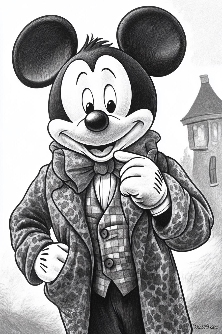 57 Mickey and Friends Coloring Pages , Cartoon Inspiered Coloring Book ...