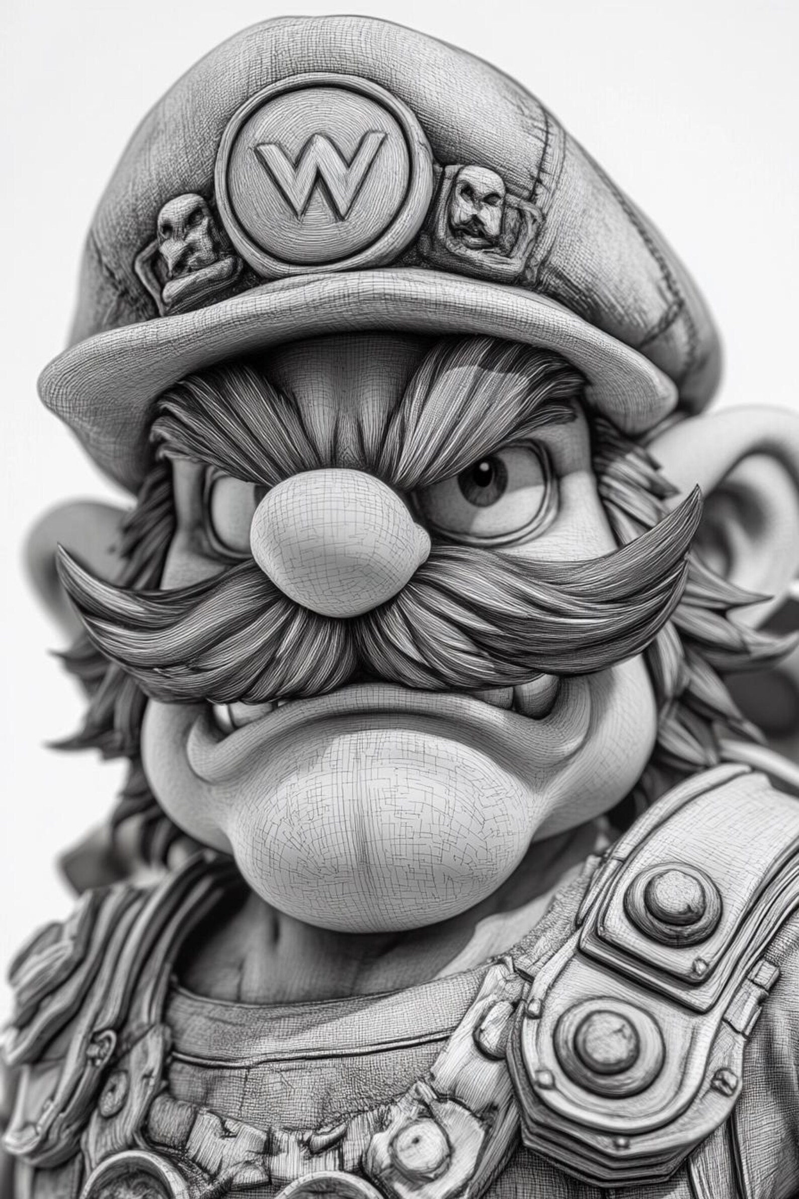 30 Super Mario Coloring Pages ,mario and Luigi Coloring Book, Grayscale ...
