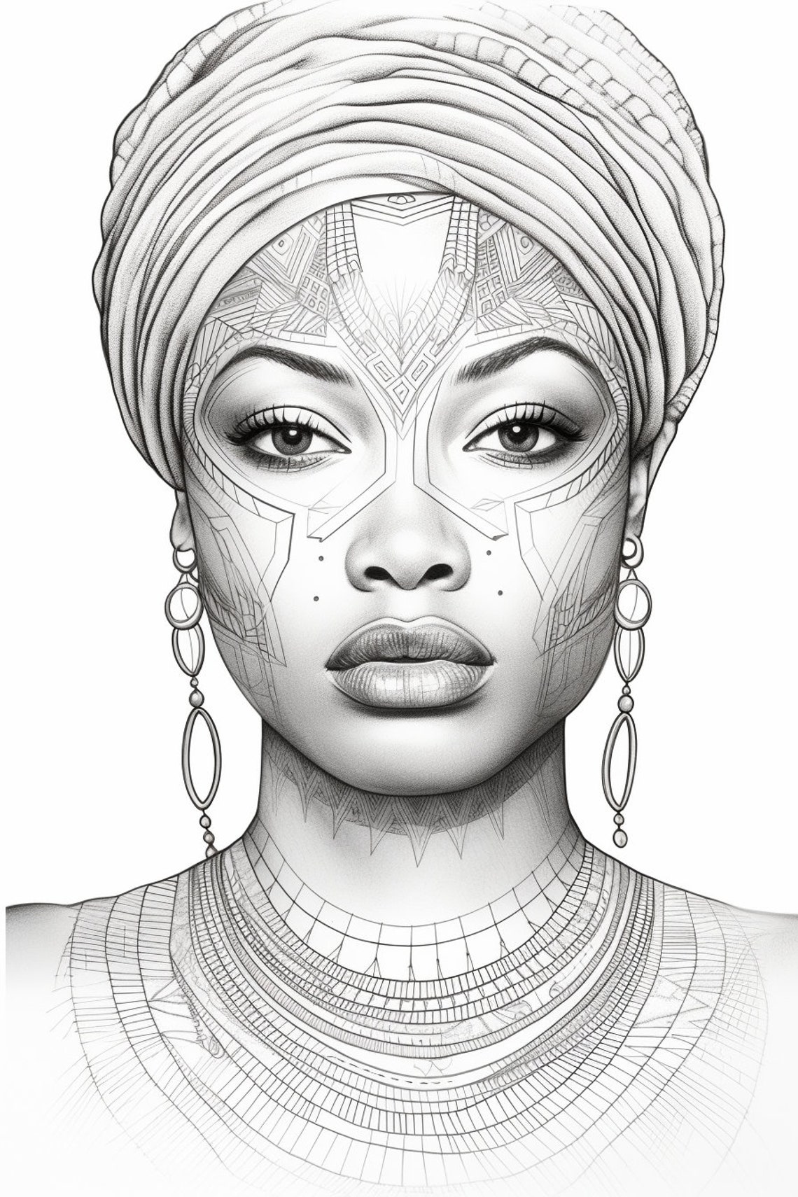 25 Black Woman Coloring Pages , Afro-american Women Art,black Women ...