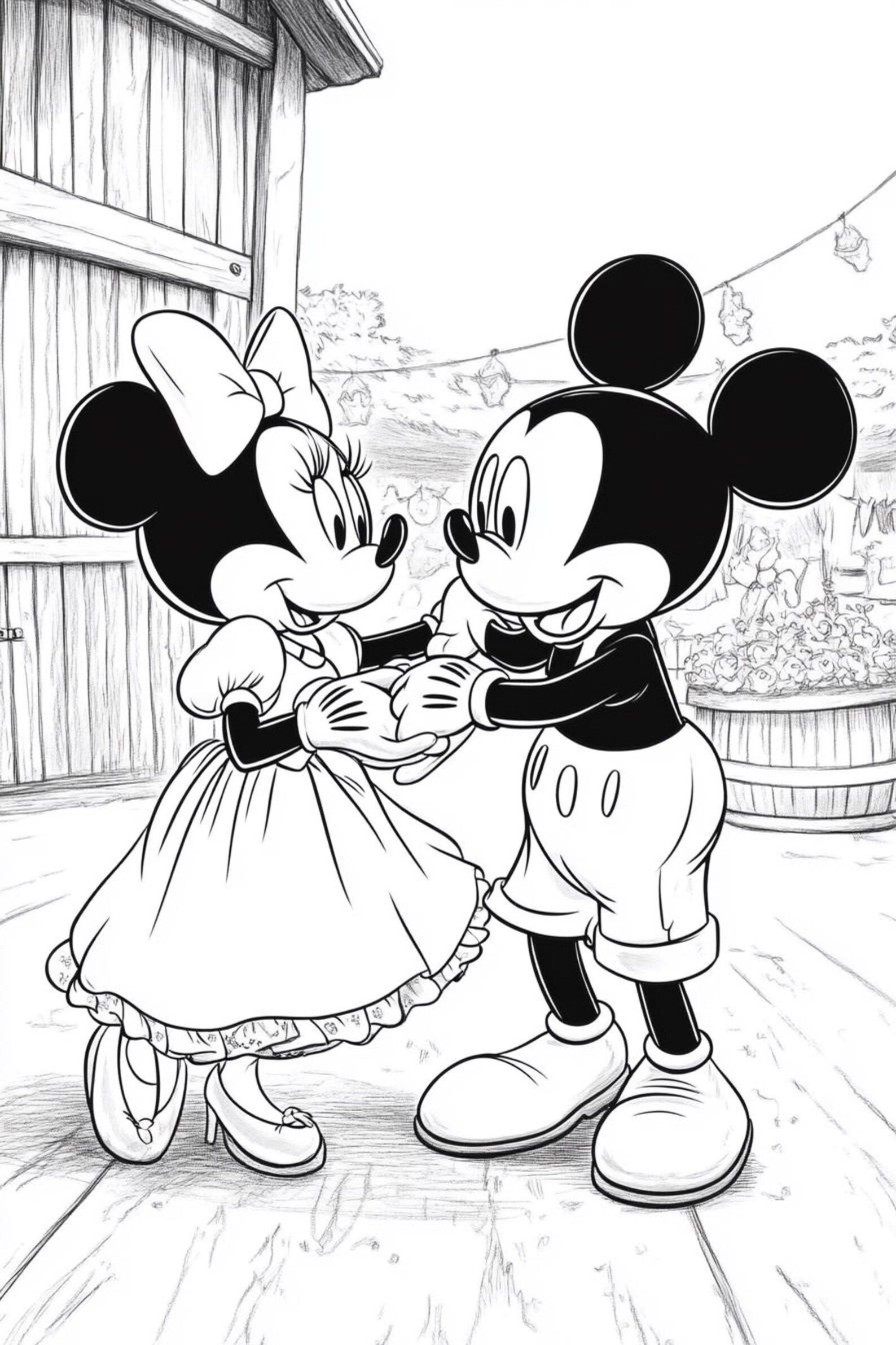 57 Mickey and Friends Coloring Pages , Cartoon Inspiered Coloring Book ...
