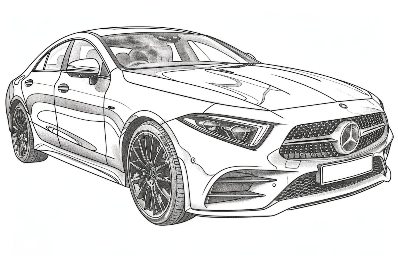 Mercedes-benz Coloring Book - 35 Coloring Pages of Mercedes Benz - Cars ...